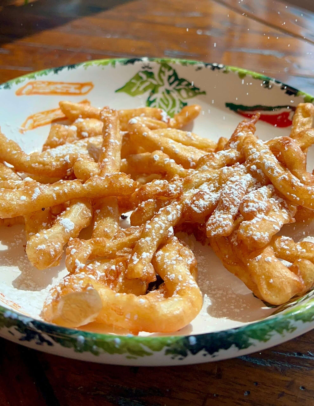 Fried Noodle Funnel Cake – Grandma's Frozen Noodles